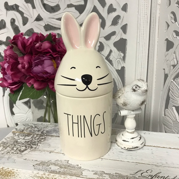 Rae Dunn | Accents | Rae Dunn Lidded Ceramic Storage Canister Things ...